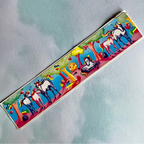 Lisa Frank | Accessories | Vintage Lisa Frank Bookmark Sticker With ...